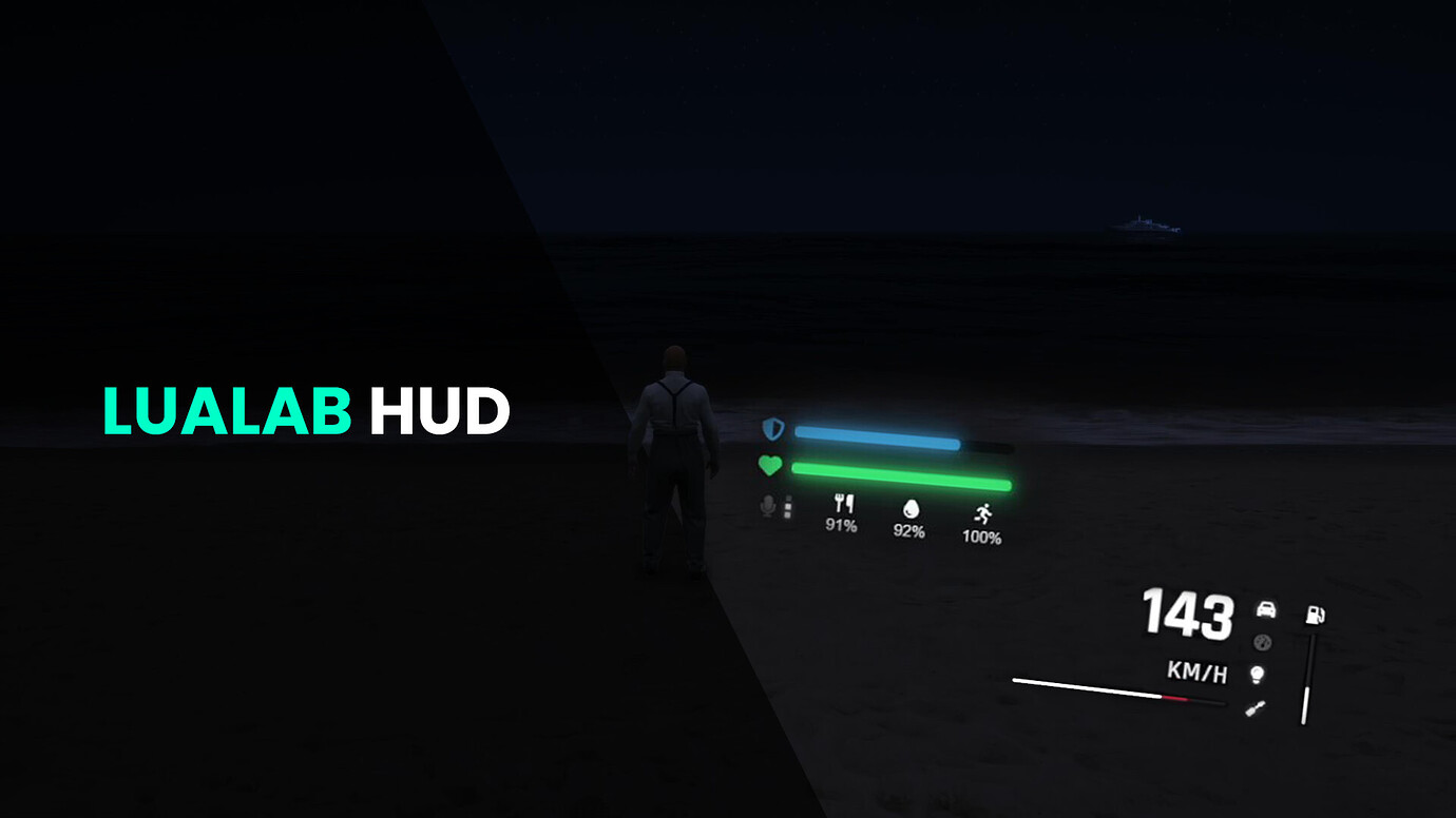 LuaLab Clean HUD System - FiveM Releases - Cfx.re Community