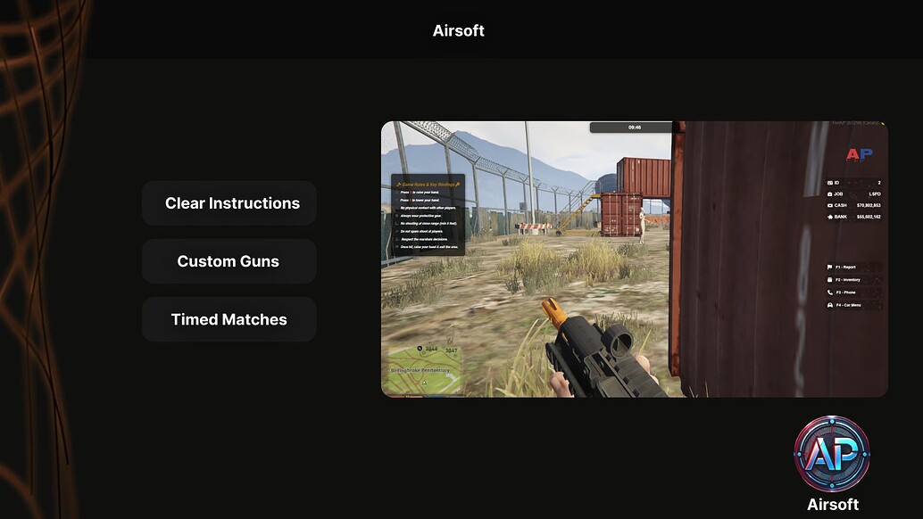 [ESX/QB][PAID] 🔫 Advance Airsoft Script | Team-Based Combat, Custom ...