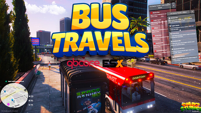 [PAID] SMDZ Bus Travels — Immersive Public Transport System - FiveM ...