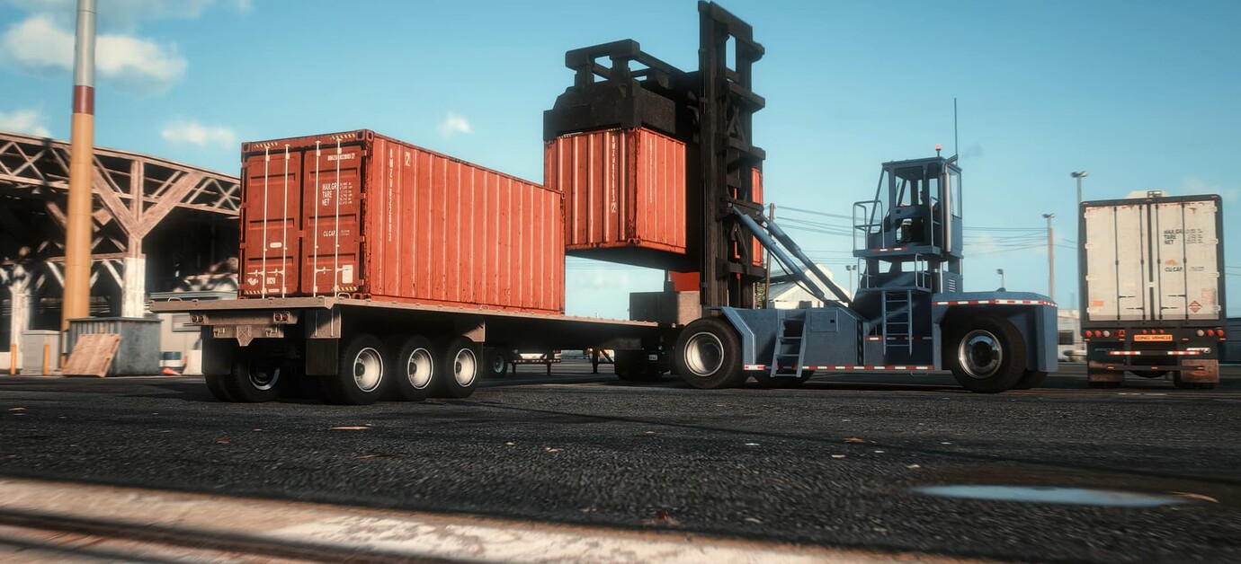 0R-Multiplayer Trucker Job - 3 Different Missions Cargo, Container, Vehicle and + Custom Map ...