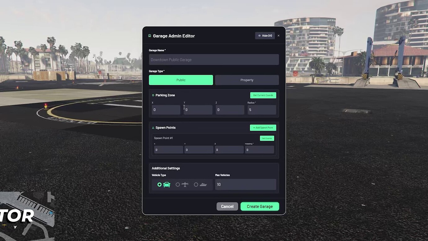 Dusa Garage | Persistent Vehicles, Shared Garages, All Customizations ...