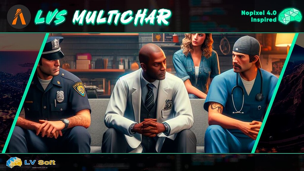 [PAID] LVS Multichar - QBCore][ESX] - FiveM Releases - Cfx.re Community