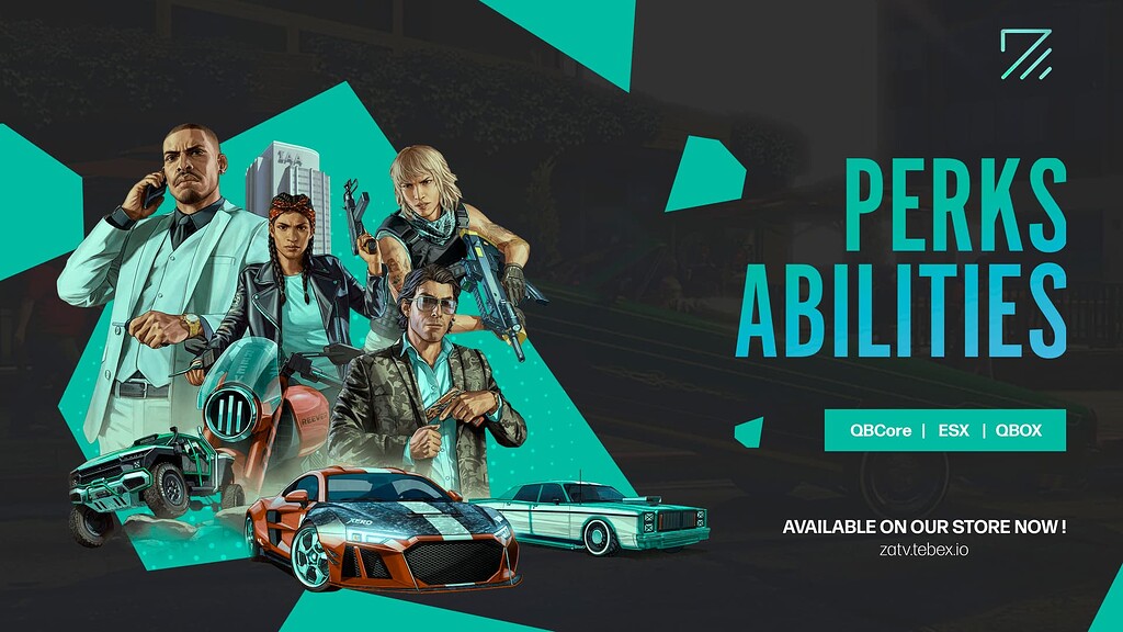 [QBCore/ESX] Advanced Perk System | Custom Skill Trees ...