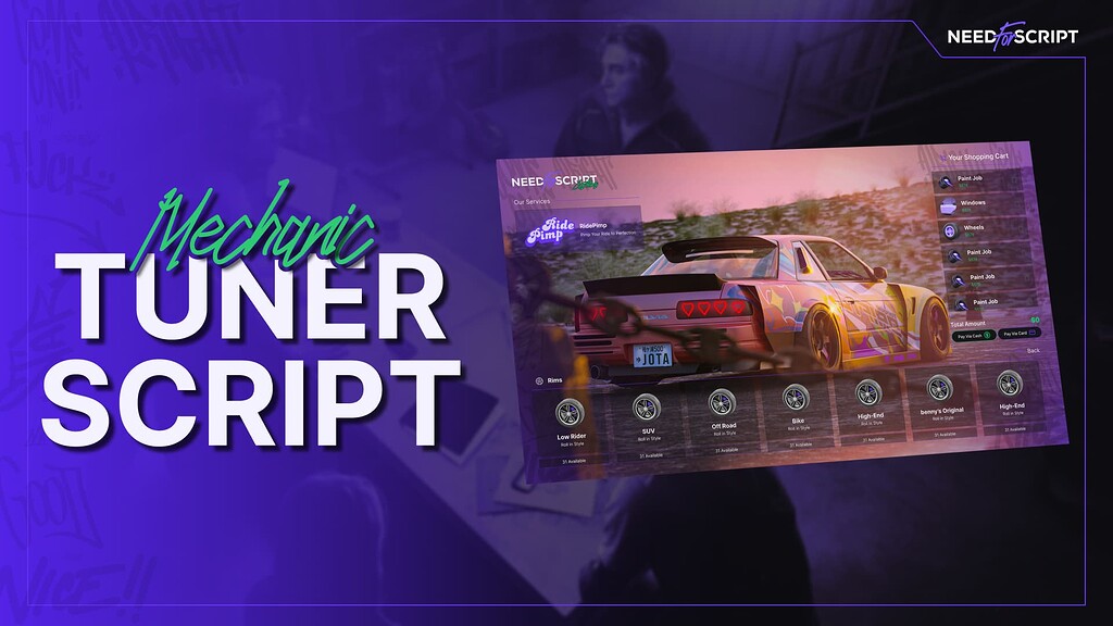 NeedForScript Mechanic Tuner Script - FiveM Releases - Cfx.re Community