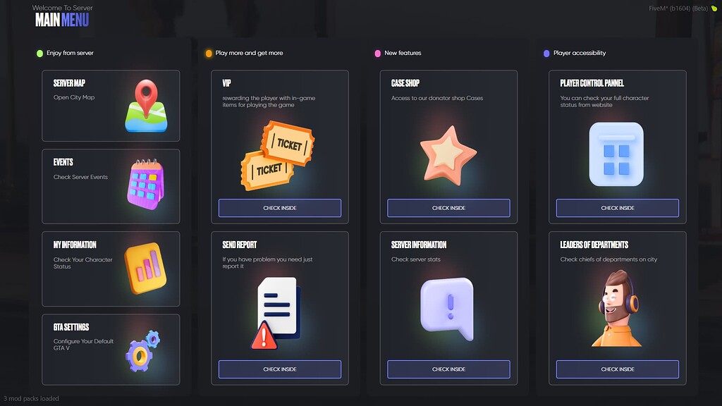 [Standalone] Most Advanced IF Main Menu (Pause Menu) - FiveM Releases ...