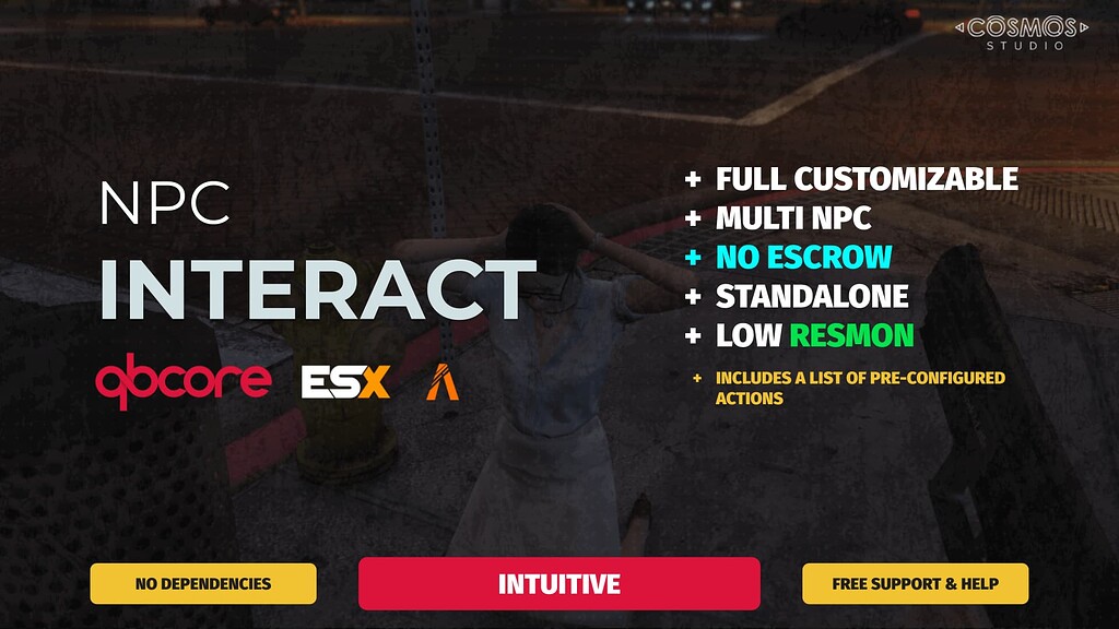 [STANDALONE] NPC Interact - FiveM Releases - Cfx.re Community