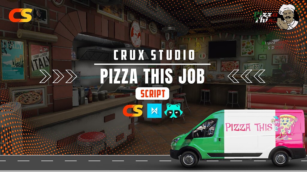 [QB / QBOX / ESX ] PIZZA THIS JOB - FiveM Releases - Cfx.re Community