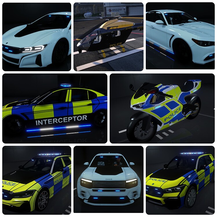 UK Police Marked and Unmarked Subscription Pack - NON ELS AND ELS ...