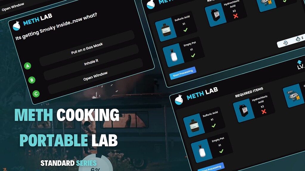 Portable Meth Cooking Lab | QB/ESX | CodeStudio | Breaking Bad ...