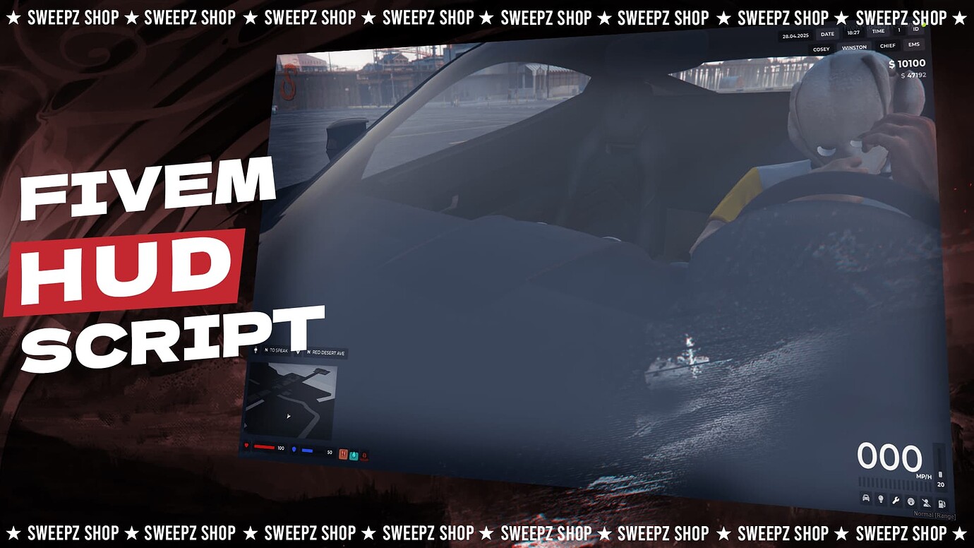 Fivem Hud Script | Sweepz F (Floppa) Hud - FiveM Releases - Cfx.re ...