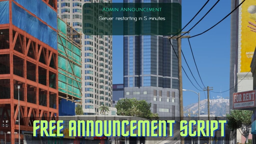 [Free] Server Annoucements [QB/ESX] - FiveM Releases - Cfx.re Community