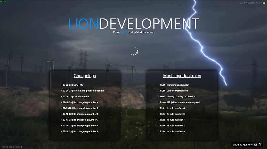 lionLoadingscreenV2 [FREE] [STANDALONE] [Open Source] - FiveM Releases - Cfx.re Community