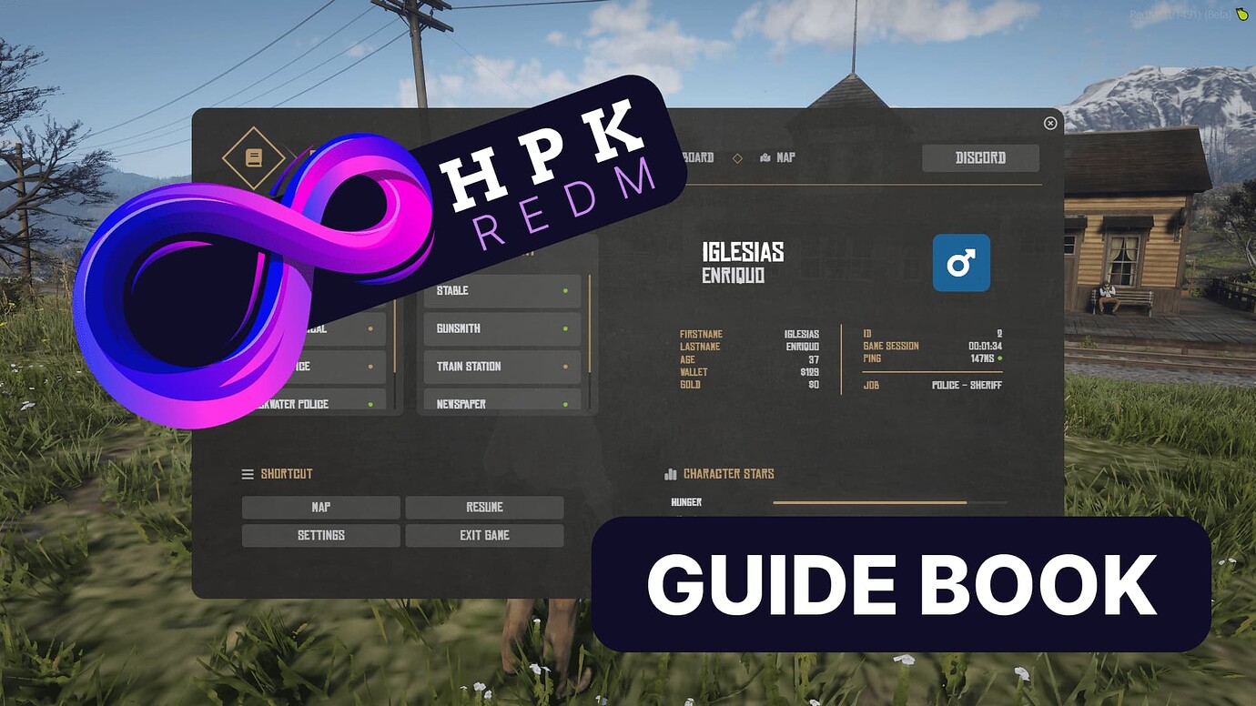 HPK GUIDEBOOK UI [RSG][VORP] - RedM Releases - Cfx.re Community