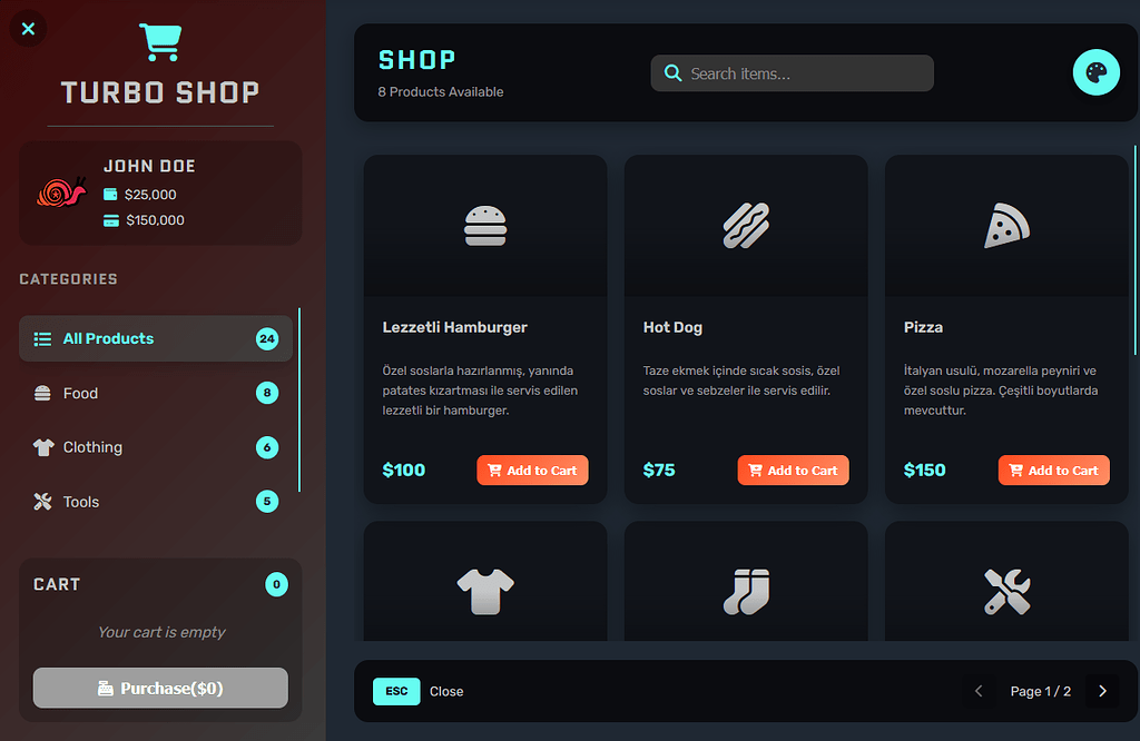 [FREE][RELEASE] Turbo Shop | Standalone Shop System by TurboScripts - FiveM Releases - Cfx.re ...