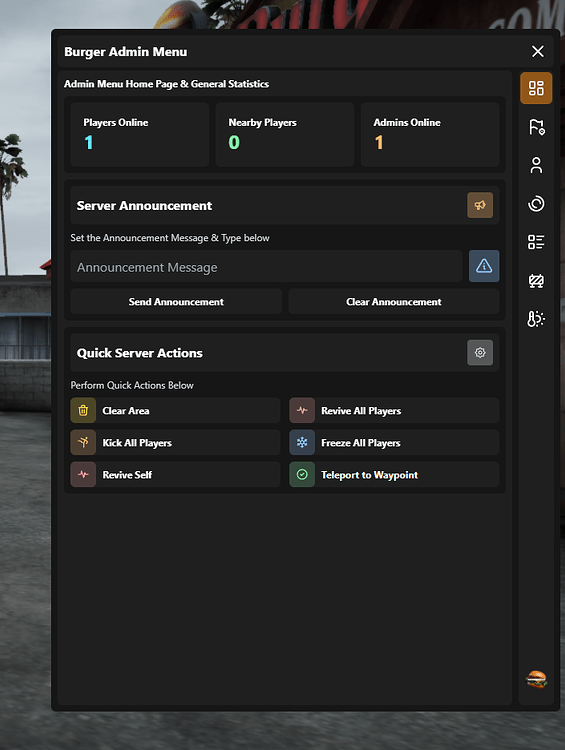 Admin Menu | BURGERMODS.COM | Fivem Script | QB QBOX ESX - FiveM ...