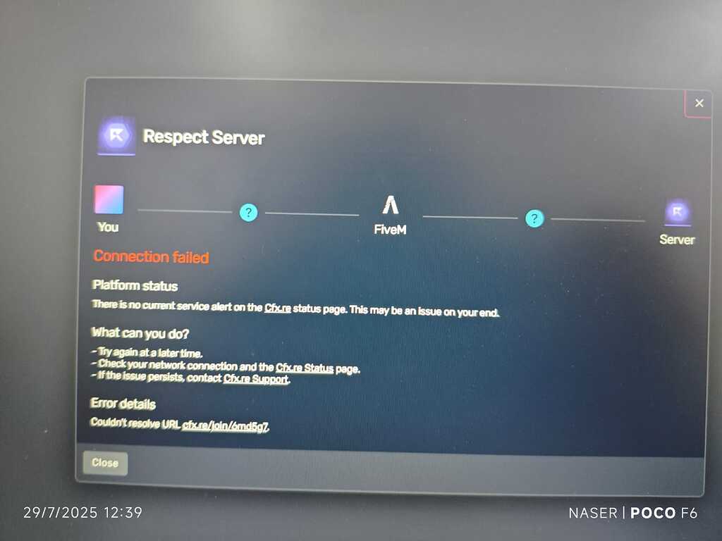 I want help to fix an error - FiveM Client Support - Cfx.re Community