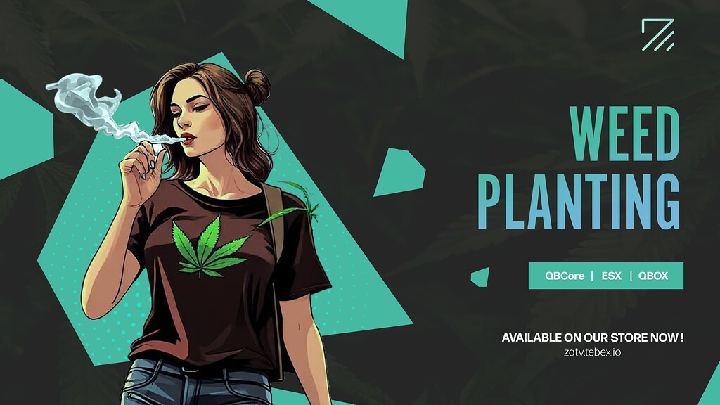 [QBCore/ESX] FIVEM WEED PLANTING + DRYING + CLONING + PROPS - FiveM ...