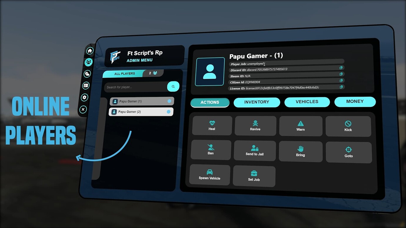 [Free] [ESX / QB / OX] Admin Menu Script | Advanced Features & Easy Setup! - FiveM Releases ...