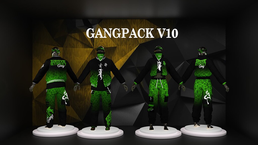 [PAID]💚 Gangpack V10 – Grove Street Edition - FiveM Releases - Cfx.re ...