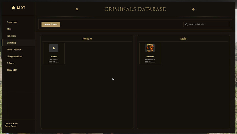 Advanced Police Management [MDT] - RedM Releases - Cfx.re Community