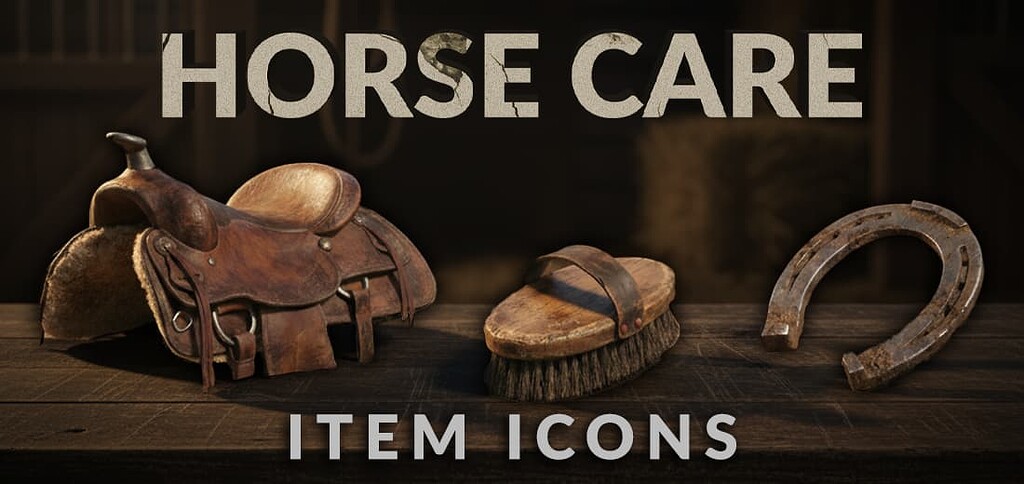[FREE] [RedM] 🐎 The Stable Essentials: Premium Horse Care Icons (Rugged ...