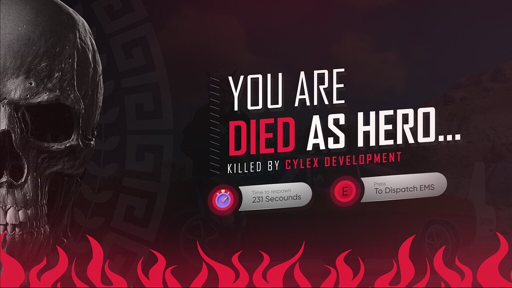 [PAID] [STANDALONE] Cylex DEATH SCREEN - FiveM Releases - Cfx.re Community