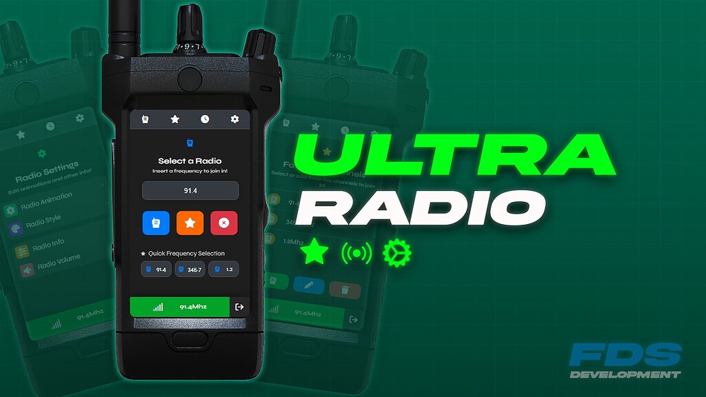 [PAID] ULTRA Radio - Animations, Unique Radio, Colors... - FiveM ...