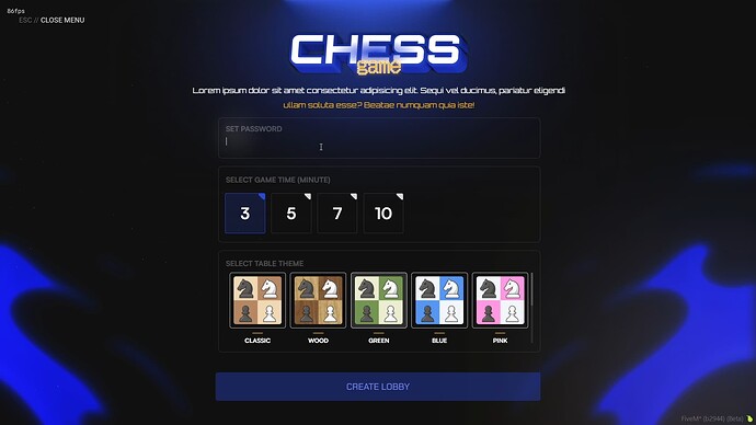 [PAID] Advanced Chess | STG [QB/ESX/QBOX] - FiveM Releases - Cfx.re Community