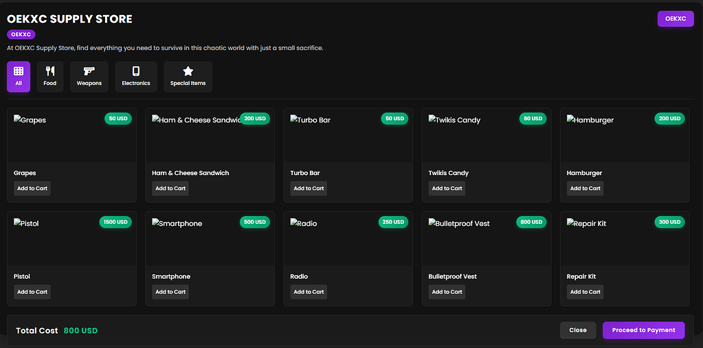 📦 [PAID] Custom Market System | QBCore / ESX / Standalone | ox_inventory Support - FiveM ...