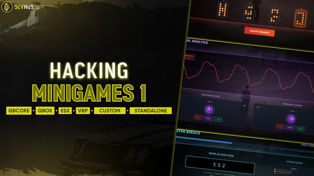Hacking Minigames 1 - FiveM Releases - Cfx.re Community