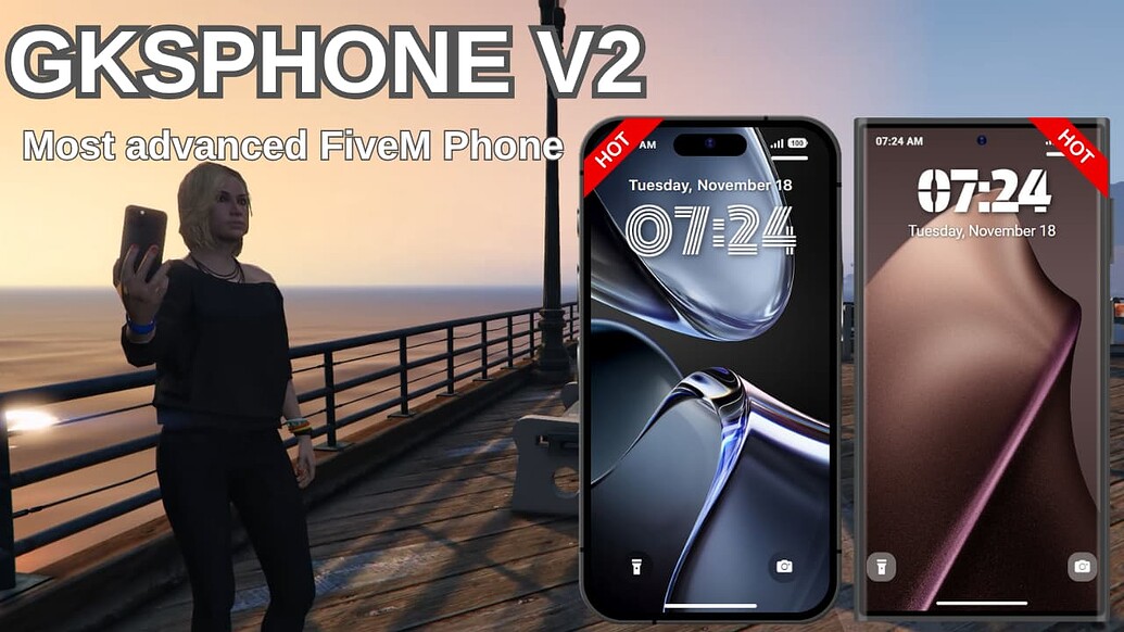[ESX/QB/QBX/STANDALONE] GKS PHONE v2 - Advanced Phone - FiveM Search
