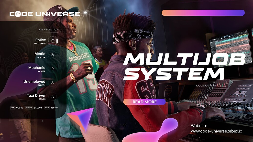 [FREE] MultiJob System | ESX / QB-Core / QBox - FiveM Releases - Cfx.re ...
