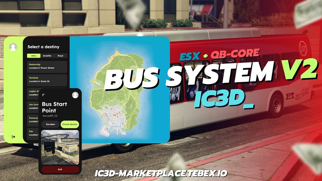 Ic3d_bussystemv2 | UI Bus System V2 | [PAID][ESX][QB-CORE] - FiveM ...