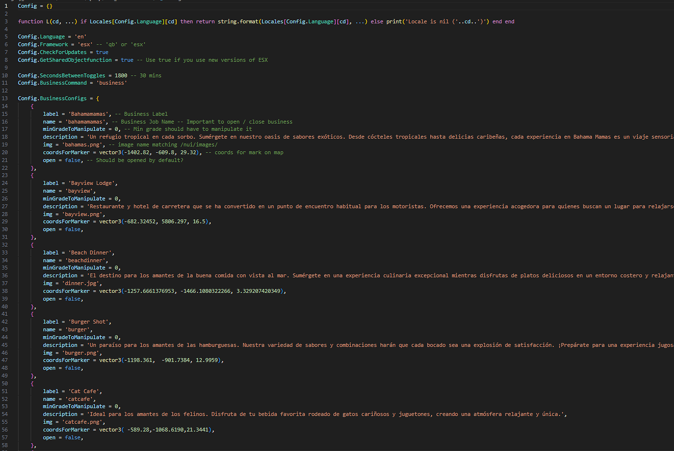 🍬 [ESX][QB] XeX Business Details - Business Manager as command / app ...