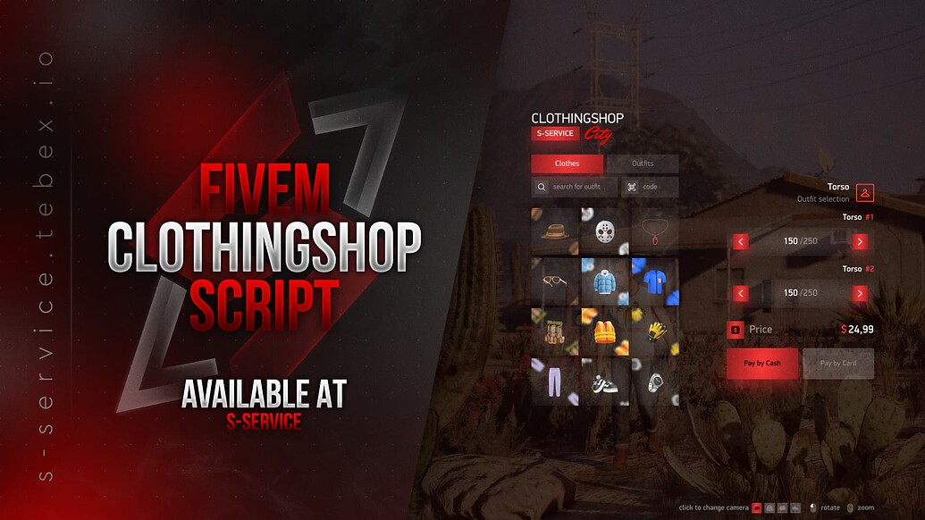 [ESX] Modern Clothingshop | S-Clothingshop - FiveM Releases - Cfx.re ...