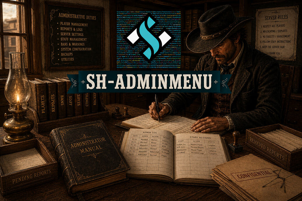 [PAID] sh-admin | Advanced Admin Suite (VORP/RSG) - RedM Releases - Cfx ...