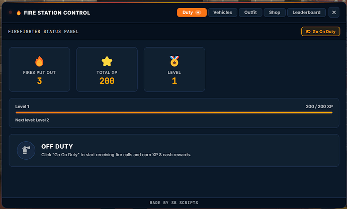 Advanced Firefighter Job With Leaderboard - FiveM Releases - Cfx.re ...