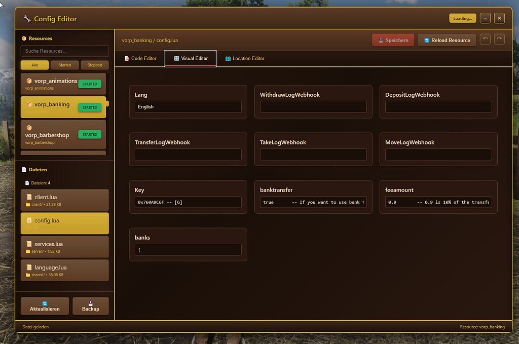 🔧 CY Config Editor - Professional Ingame Config Editor for RedM - RedM ...