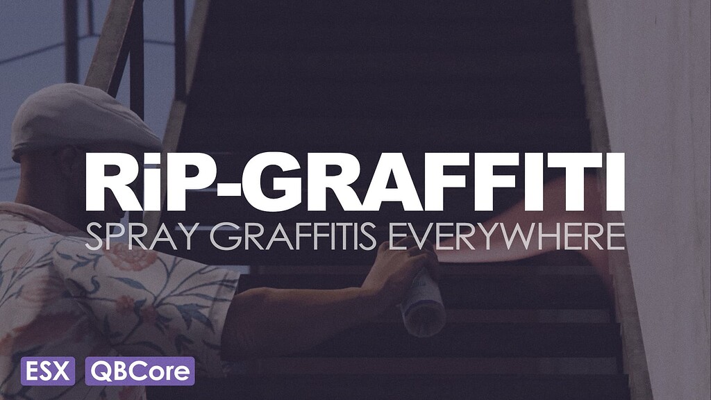 [ESX/QB] Realistic Graffiti Script | Spray Graffiti Everywhere - FiveM Releases - Cfx.re Community