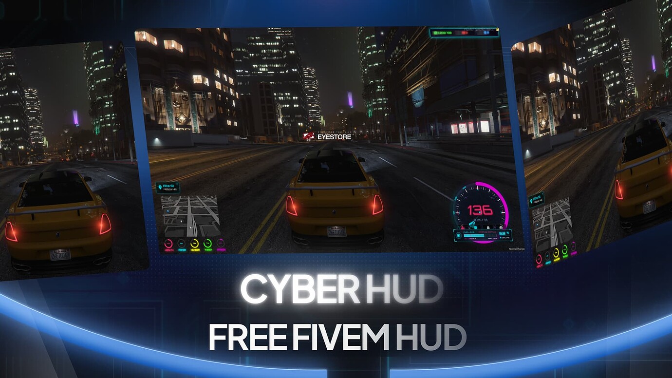 [FREE] Cyber HUD Ultra Series – Enhanced HUD for ESX & QBCore - FiveM ...