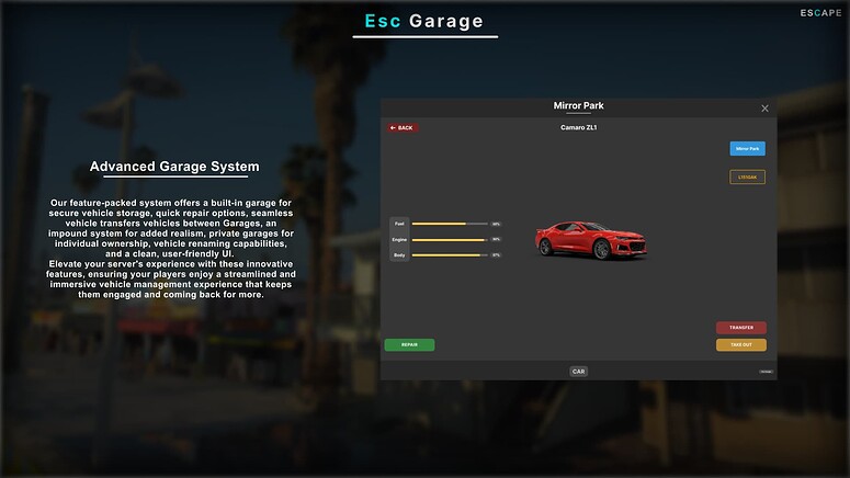 [QB/ESX] Advanced Garage System + Management - FiveM Releases - Cfx.re Community