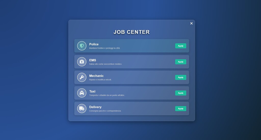 [Paid] [ESX] AX_JobCenter - FiveM Releases - Cfx.re Community