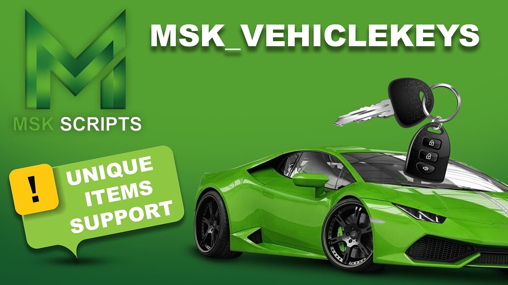 [Release] MSK VehicleKeys - Unique Items [ESX/QBCore] - FiveM Releases ...