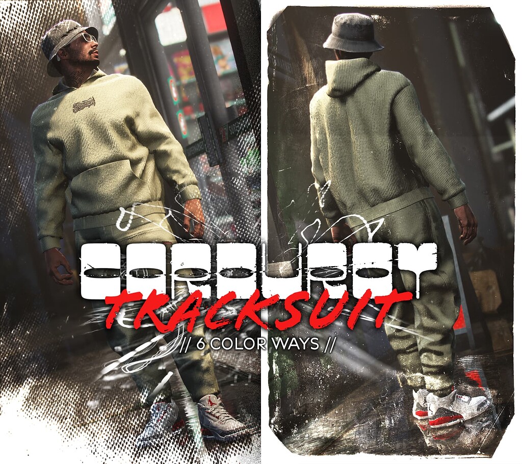 Corduroy Tracksuit for MP male - FiveM Releases - Cfx.re Community