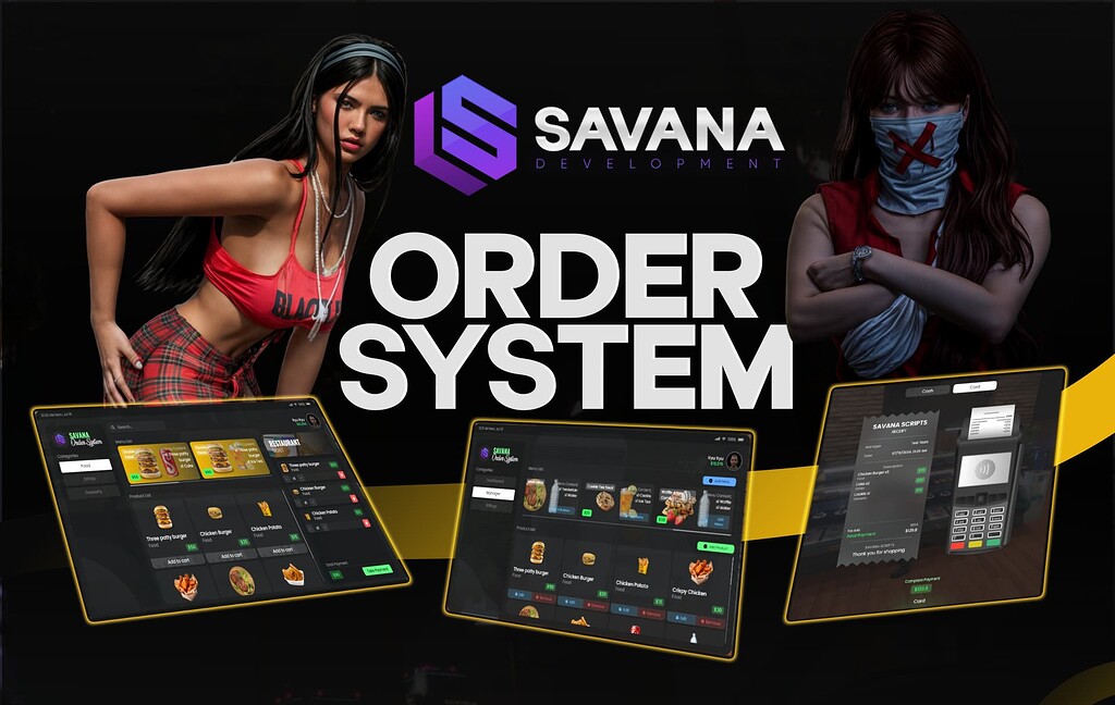 [SAVANA] Order System [QB/ESX/QBOX] - FiveM Releases - Cfx.re Community