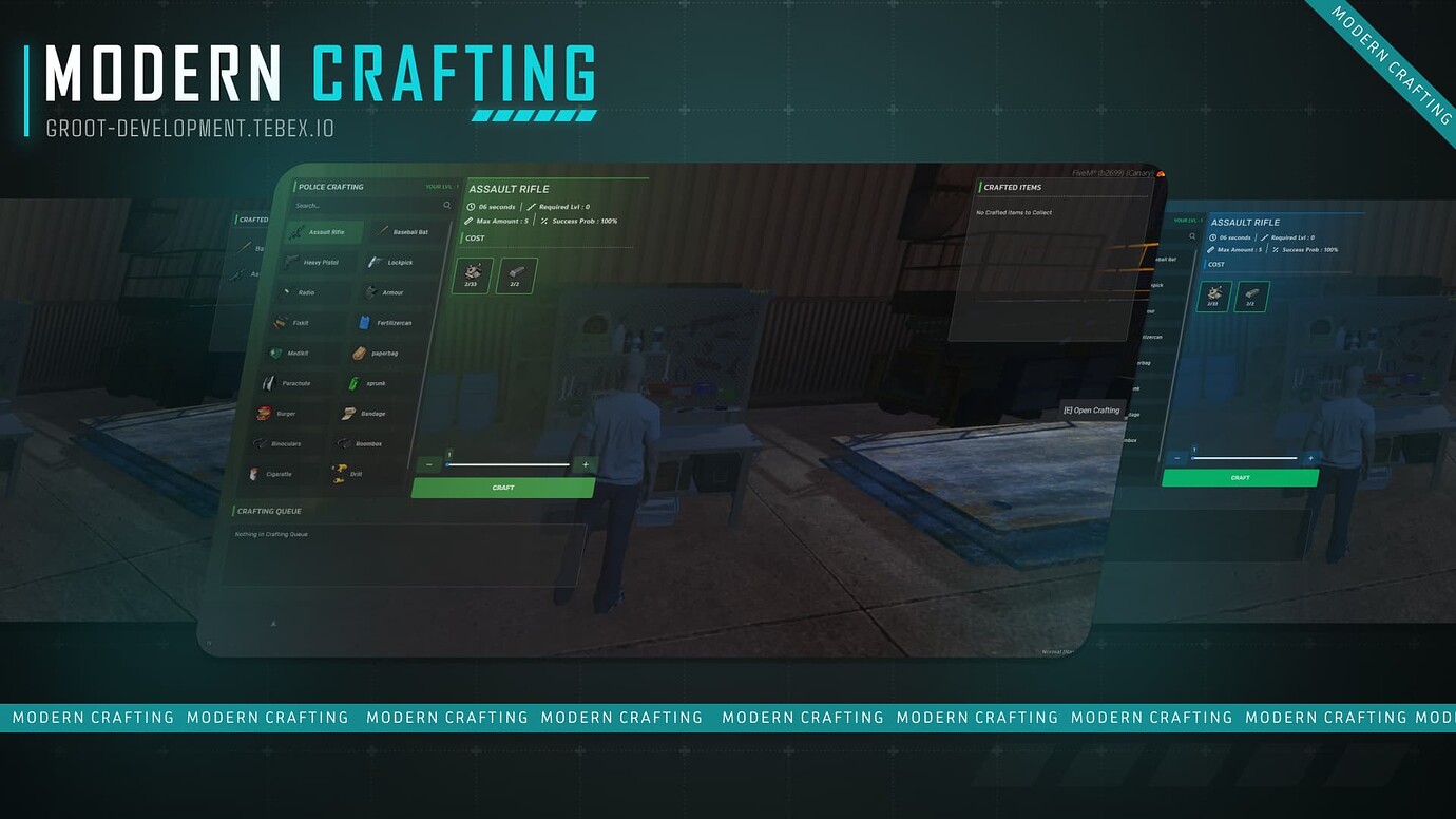 Modern Crafting - FiveM Releases - Cfx.re Community