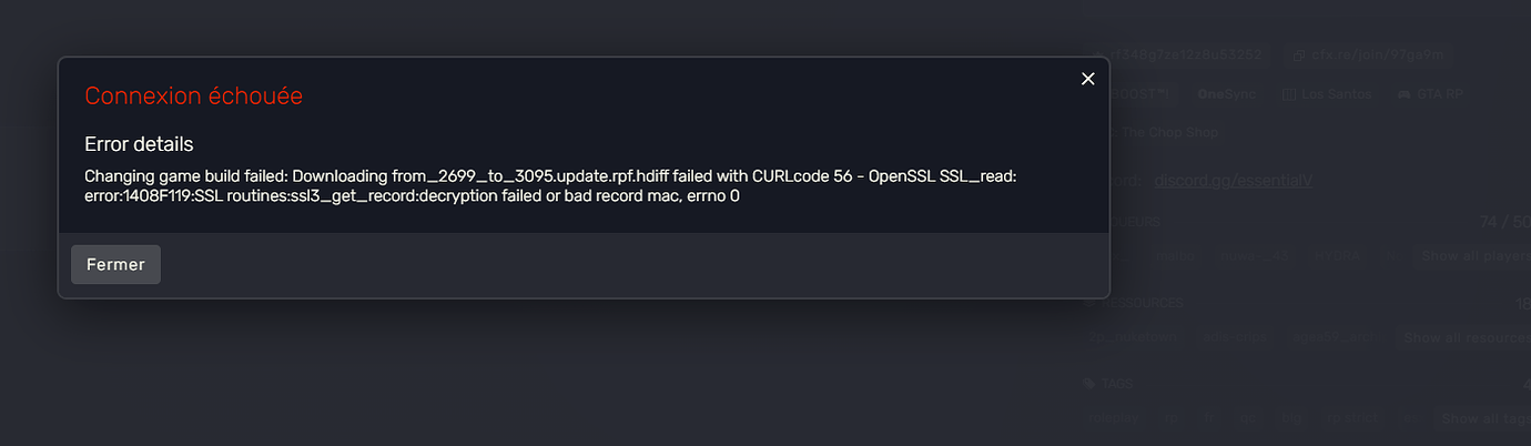 Error when I want to join a server - FiveM Client Support - Cfx.re ...