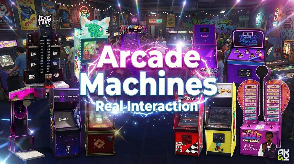 Arcade Machines | Interactable 11 Machine - FiveM Releases - Cfx.re ...