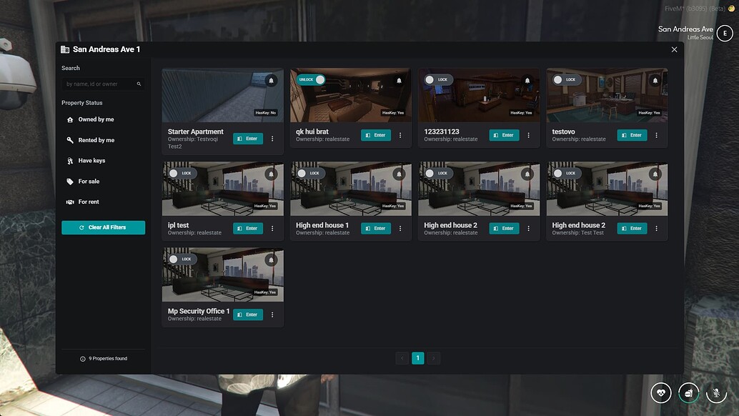 NoLag - Properties System [Housing] [Qbox] [QBCore] [ESX] - FiveM ...