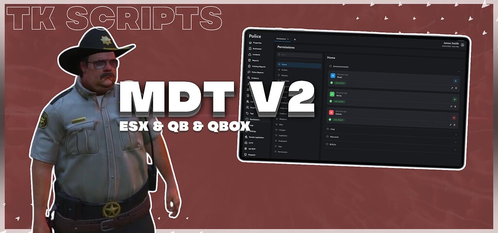 Advanced MDT Script - tk_mdt V2 - FiveM Releases - Cfx.re Community